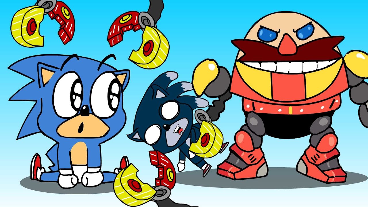 Sonic Baby Rescue Daddy! Sonic The Hedgehog 2 ANIMATION | Sonic VS ...