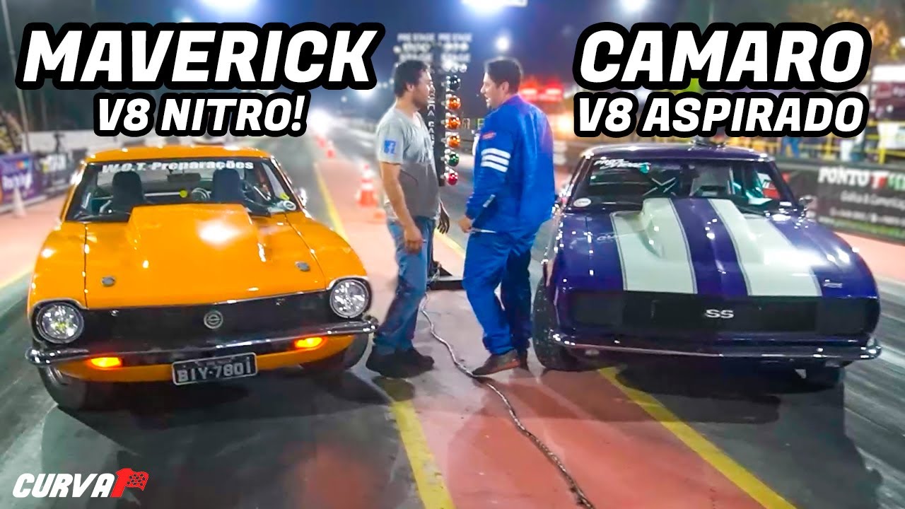MAVERICK NITRO VS CAMARO 8.3!!! FINAL IMPRESSIONANTE 🔥 - YouTube