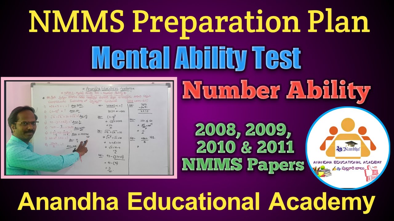 Arthametic ||Number Ability || NMMS|| Mental Ability Test ...