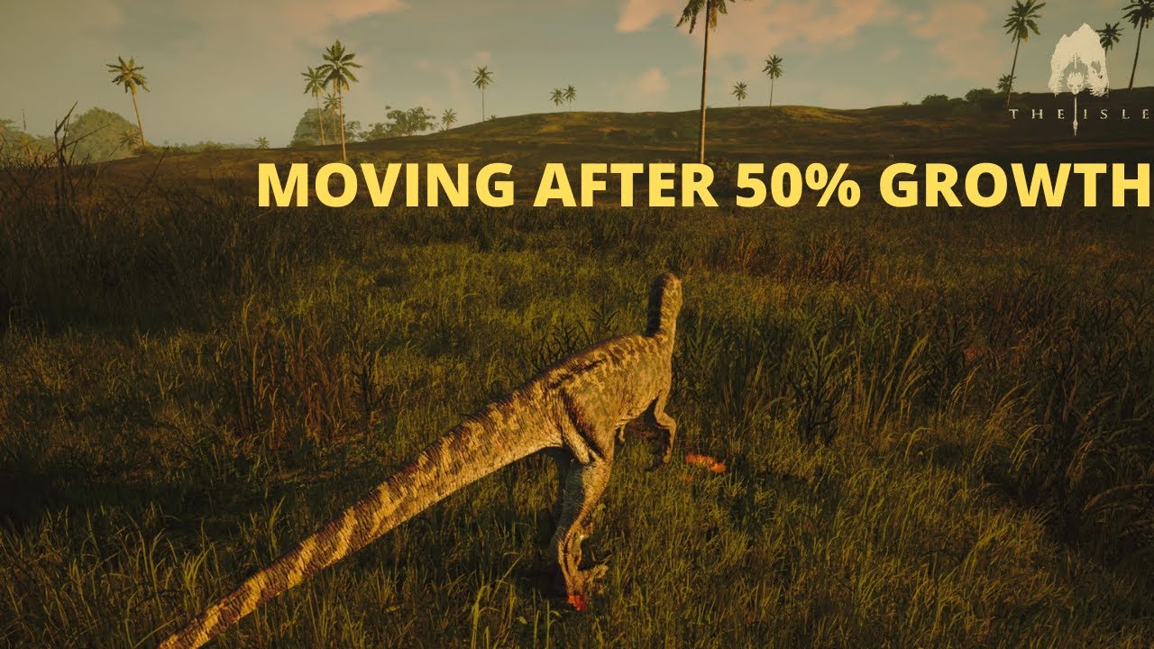 Utah Raptor after 50% growth stage in Evrima The Isle | Carnivore diet ...