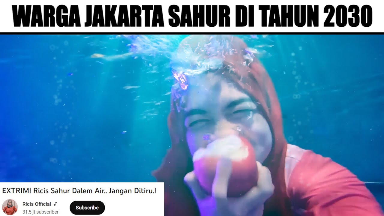 Warga Jakarta Sahur Di Tahun 2030... - YouTube