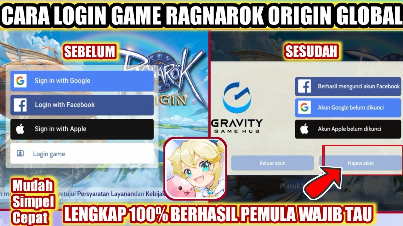 Cara Login Game Ragnarok Origin Global || Daftar Ragnarok Origin Global ...