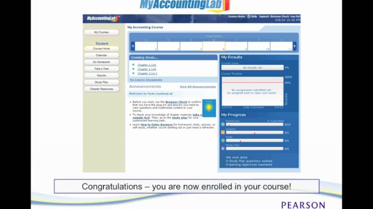 MyAccountingLab - Purchase and Enroll - YouTube