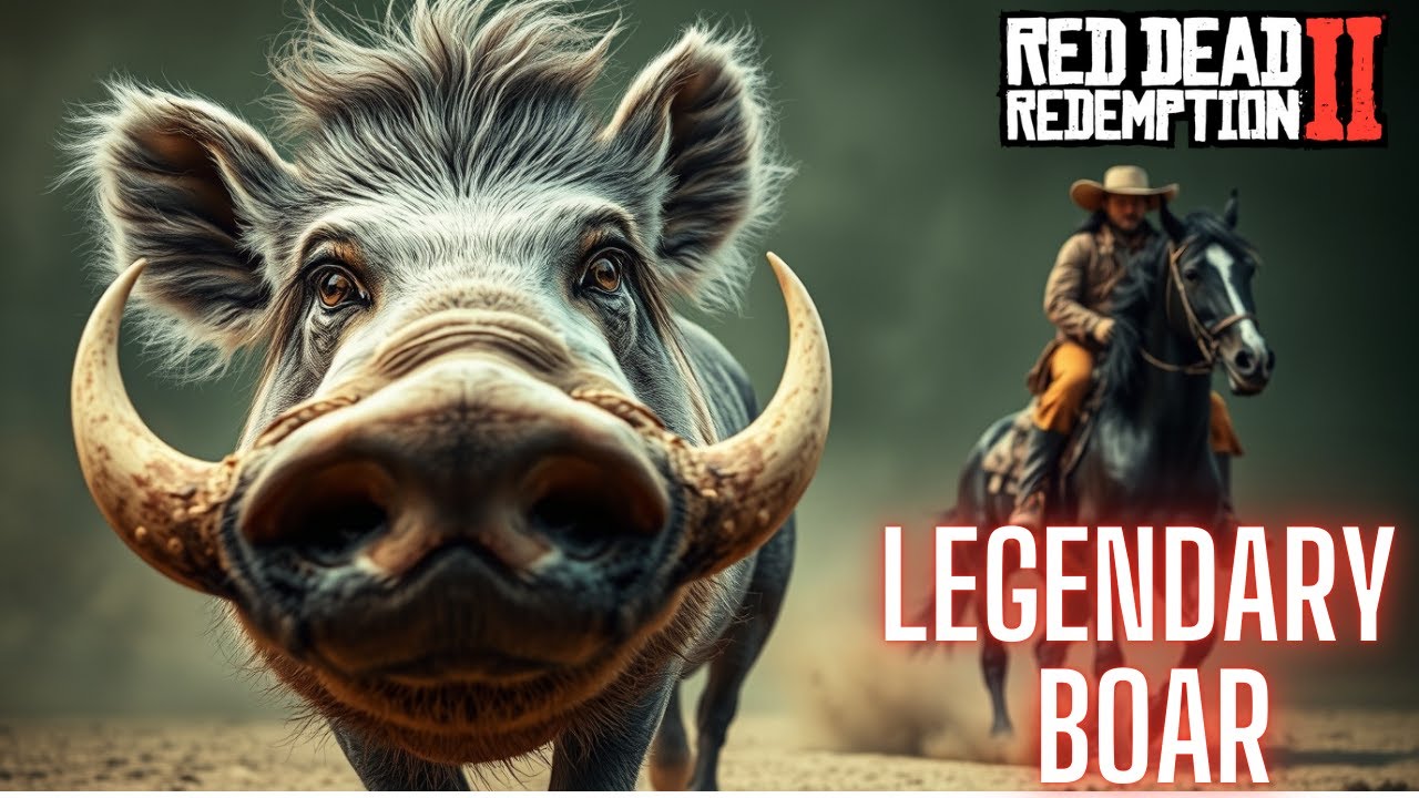 Hunting the Legendary Wild Boar Near Saint Denis | RDR2 Bow Hunt - YouTube