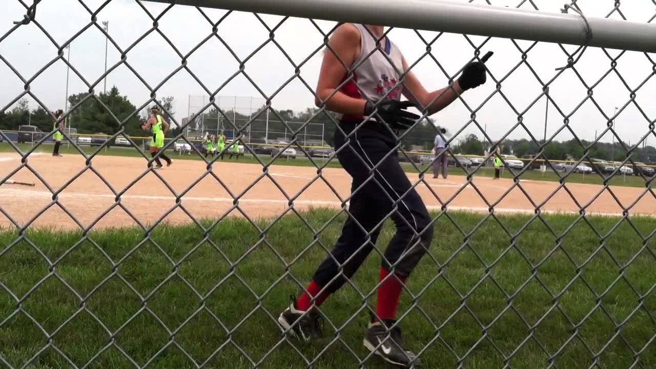 Emily Otten batting vs SWAT - YouTube