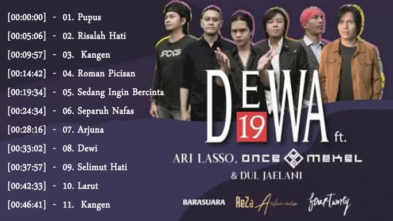 Kumpulan Lagu Dewa 19 Populer Full Album Greatest Hits 2020 Populer ...