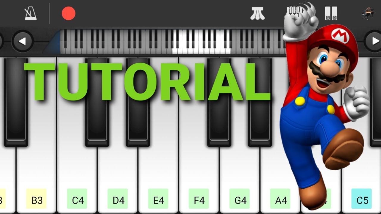 Super Mario Bros Theme | Perfect Piano Tutorial | - YouTube