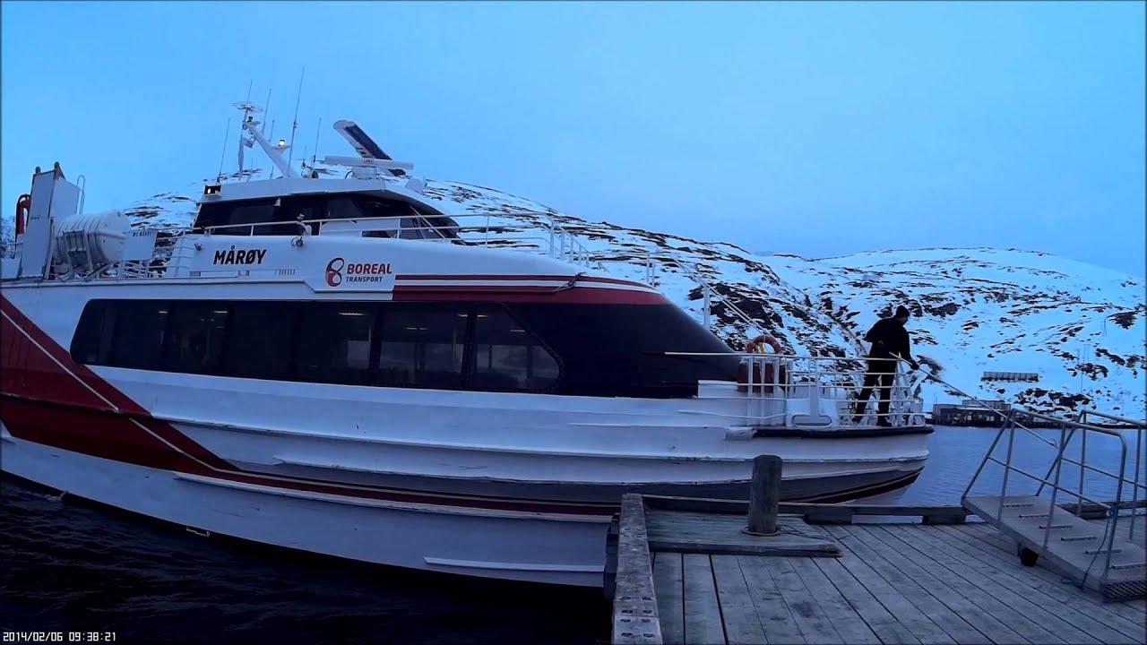 Mårøy på tur til Akkarfjord 06 02 14 - YouTube