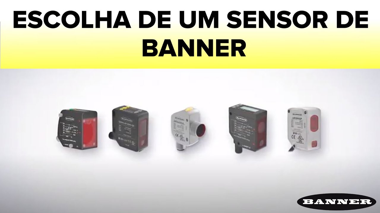 Escolhendo um sensor a laser para Banner - YouTube