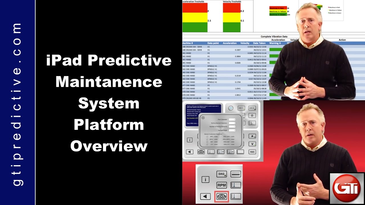 iPad Vibration Analyzer, Balancer, and Thermography: System Overview by GTI Predictive ...