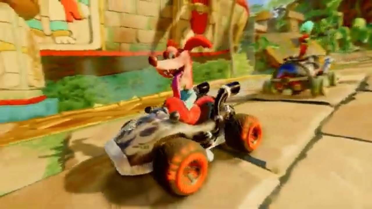 Crash Team Racing Nitro Fueled. A pink skin! Ripper Roo Gameplay. - YouTube