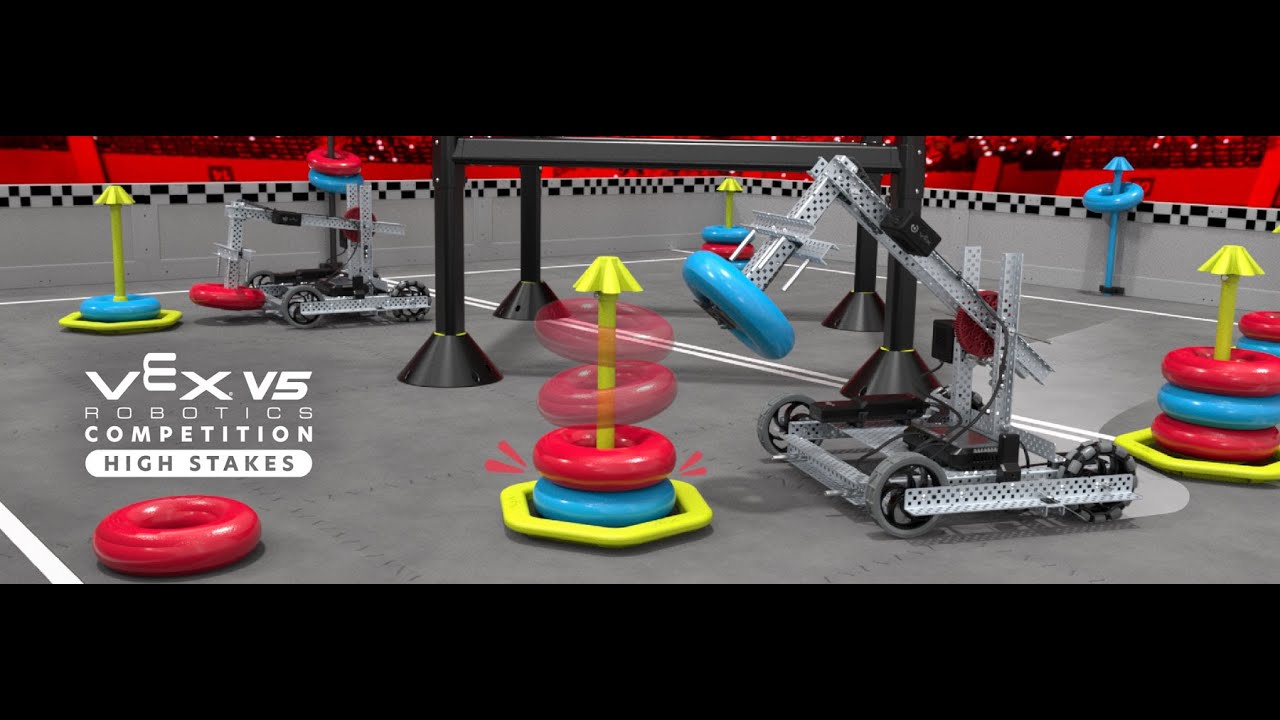 Framingham V5RC HS and VEX U High Stakes February Tournaments - YouTube