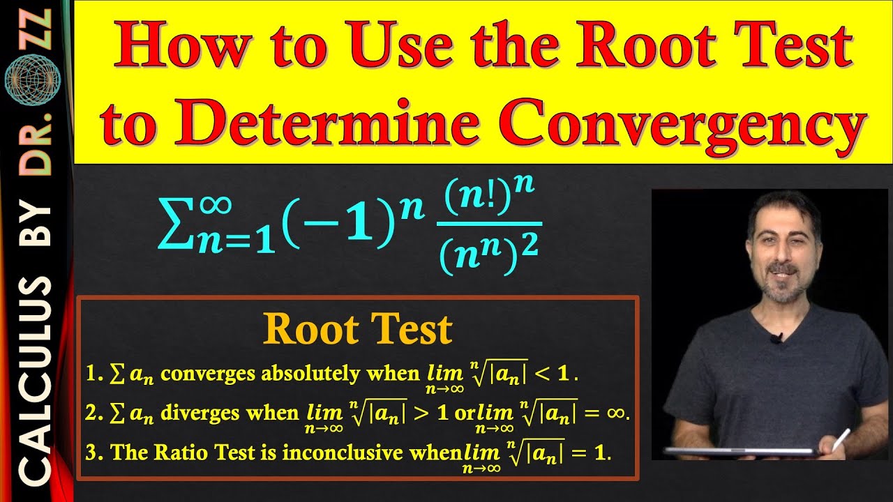 How to Use the Root Test to Determine Convergence - Part d - YouTube