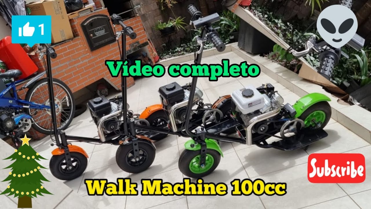 Walk Machine 100cc projeto walk machine com motor estacionário ...