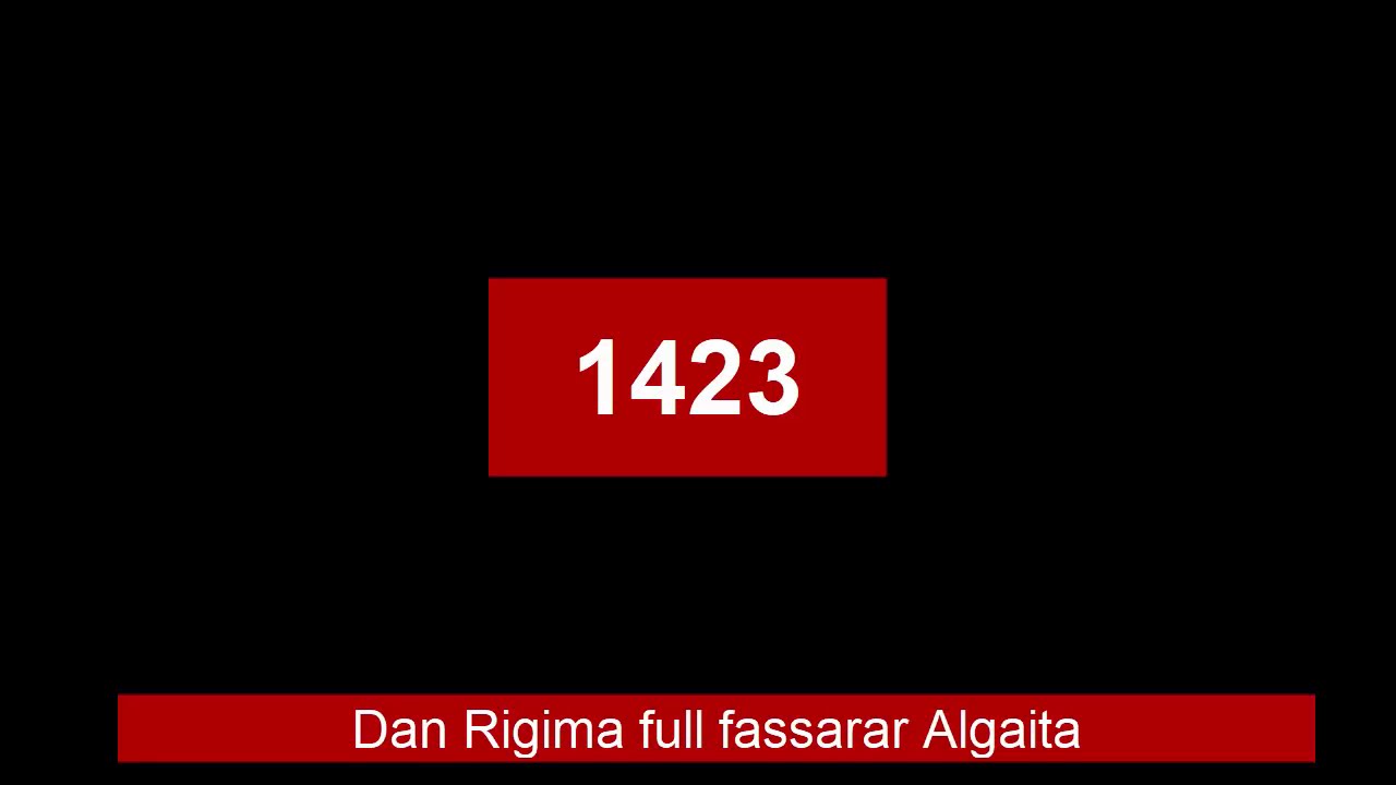 Dan Rigima full fassarar Algaita - yadda zaku kalla - YouTube