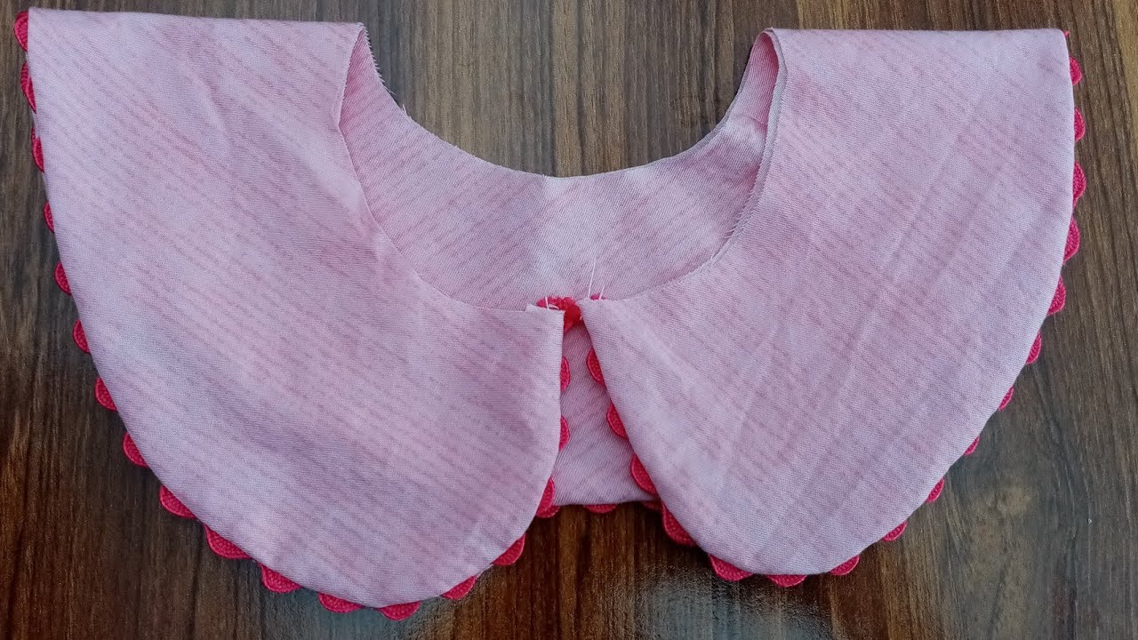 baby collar cutting and stitching ||latest collar design ||Peter pan ...