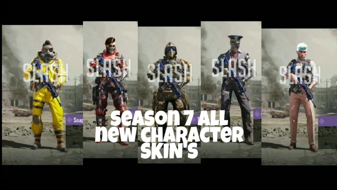 COD mobile season 7 all character SKIN'S - YouTube