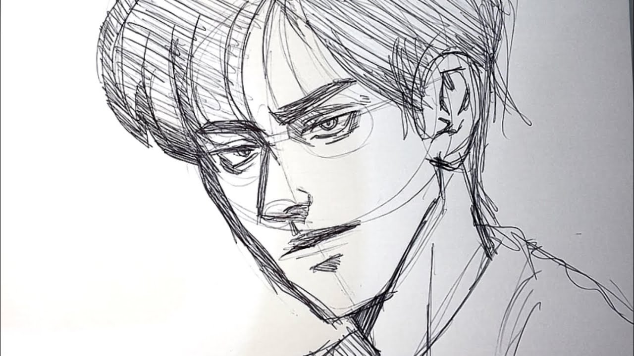 How to draw an Anime Guy’s Face [EASY TUTORIAL] ️👍🏻👍🏻🔥 - YouTube