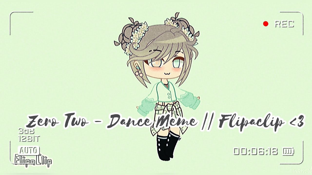 Zero Two - Dance Meme || Flipaclip || Gacha Club - YouTube