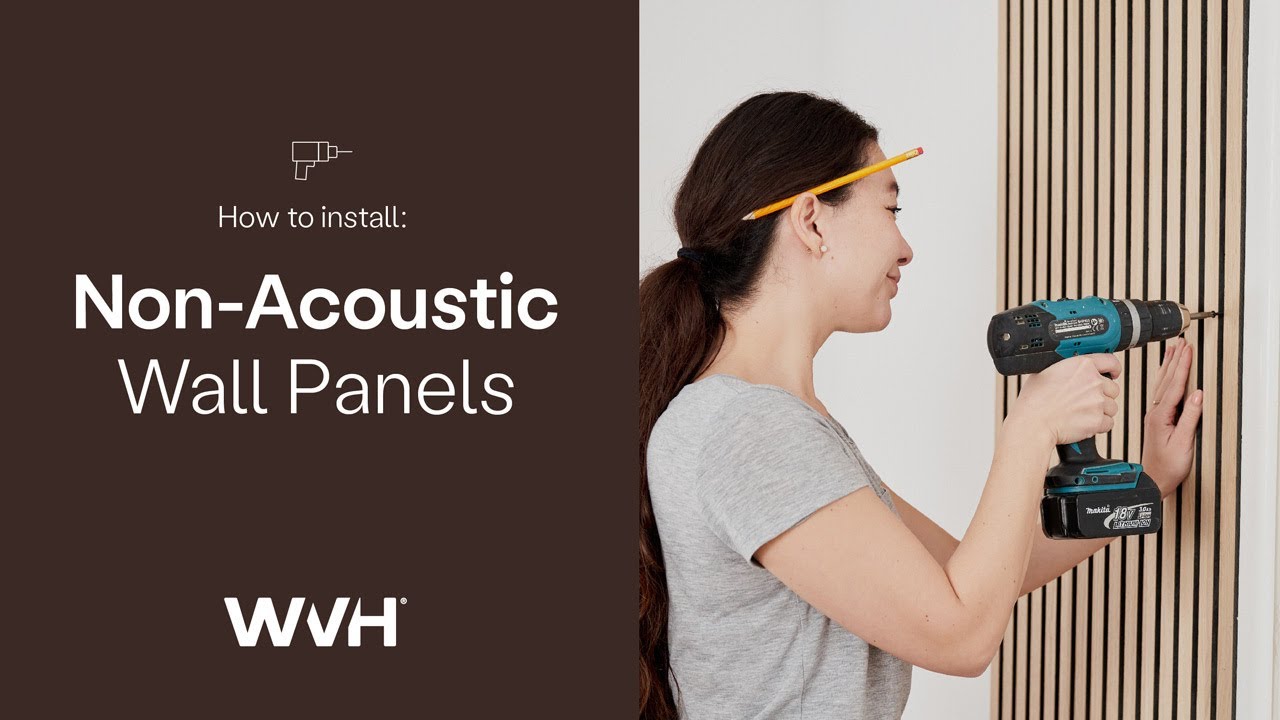 Acupanel® Non-Acoustic Wood Wall Panel Installation Guide - YouTube