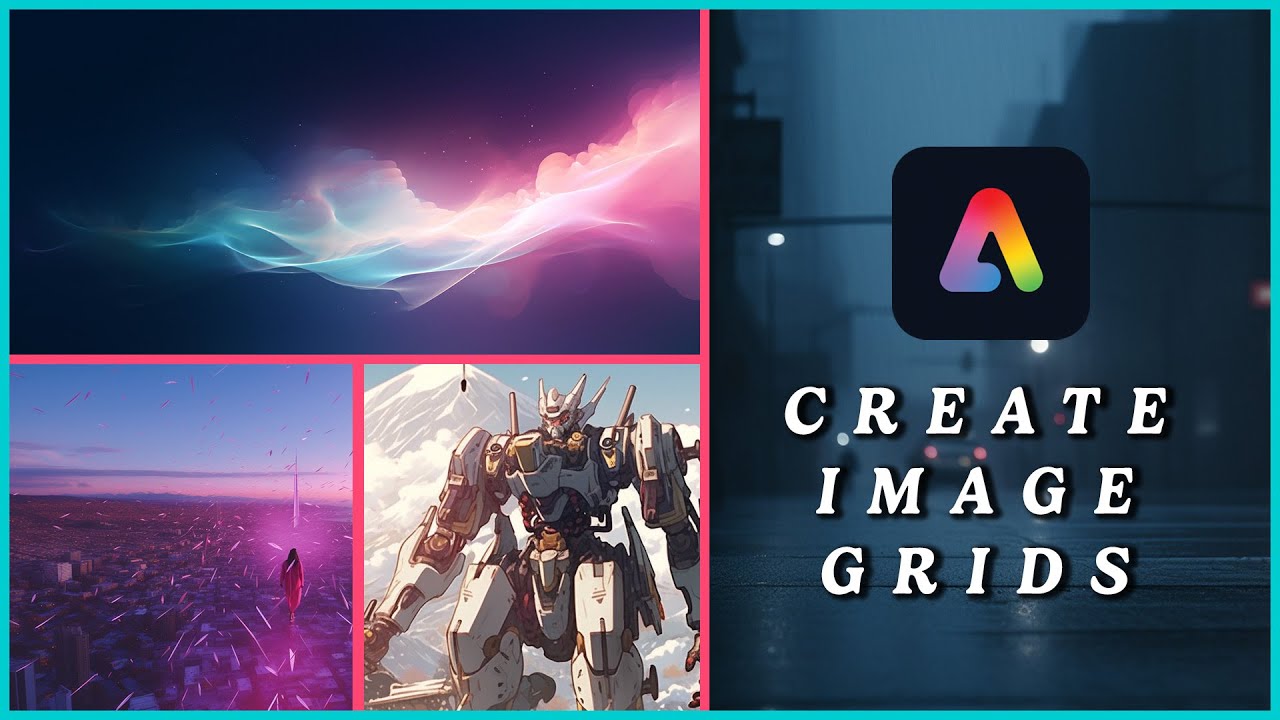 How to Create Image Grids With Adobe Express - YouTube
