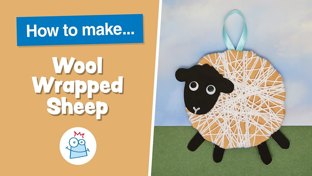 How To Make A Wool Wrapped Sheep | Baker Ross - YouTube