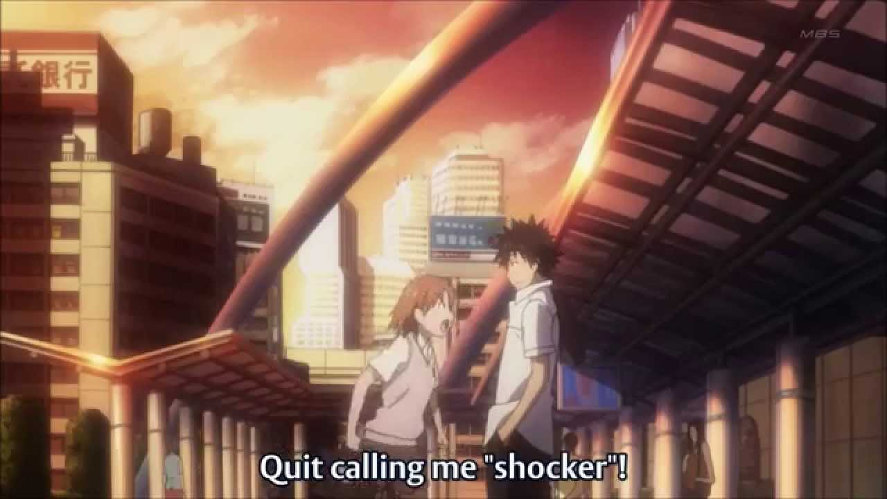 Kamijou Touma & Misaka Mikoto 2nd encounter. - YouTube