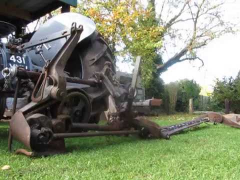 Fergie finger bar mower - YouTube