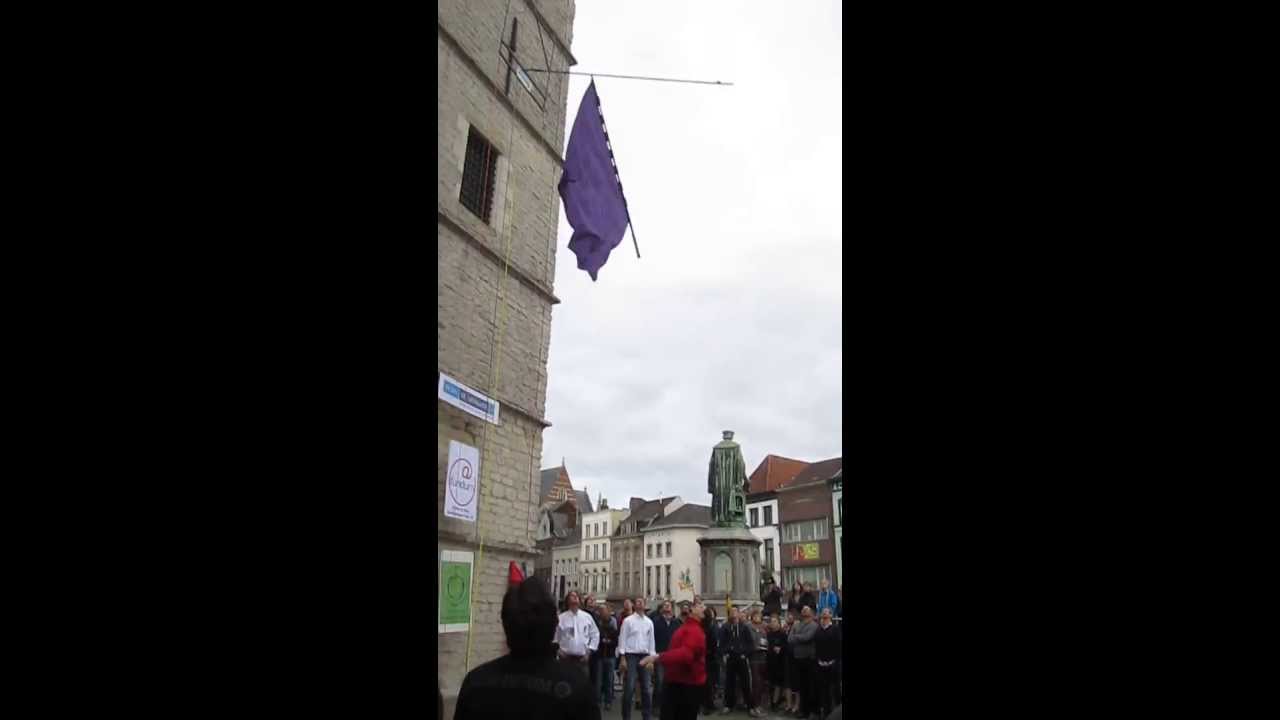 World championship flag throwing, Aalst, Belgium - YouTube