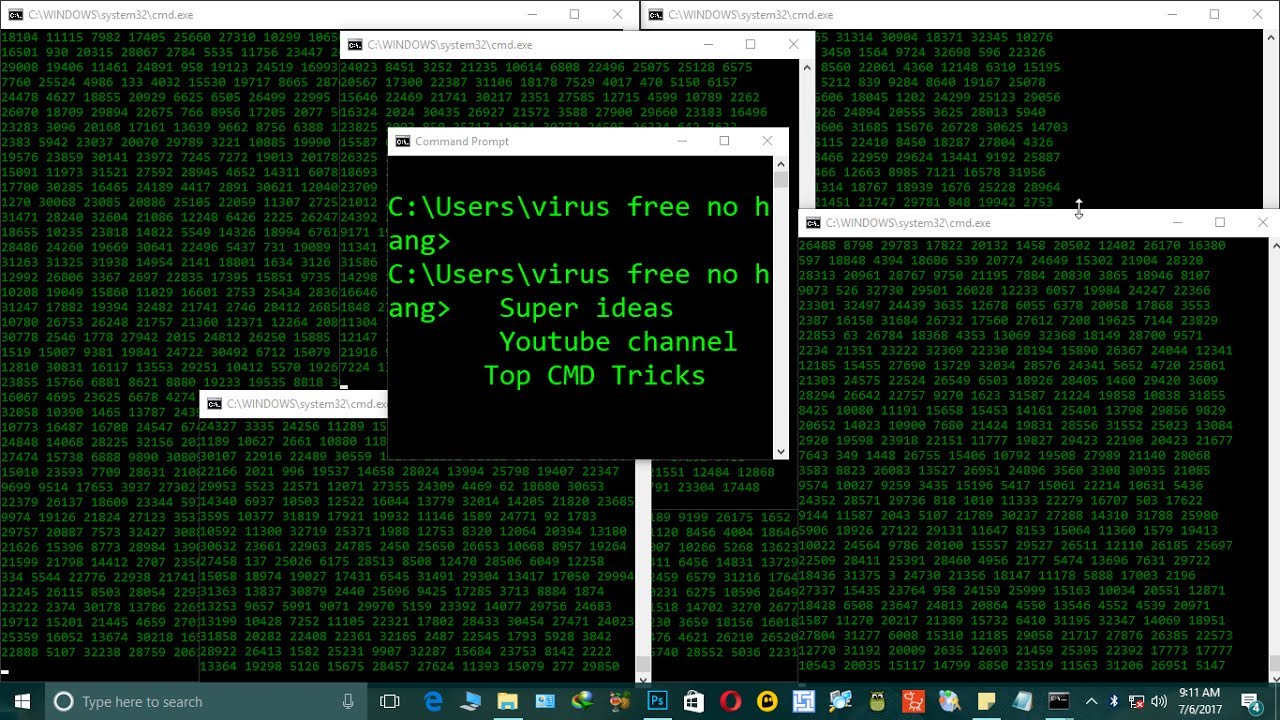 Top 10 cmd tricks - Super Ideas - YouTube