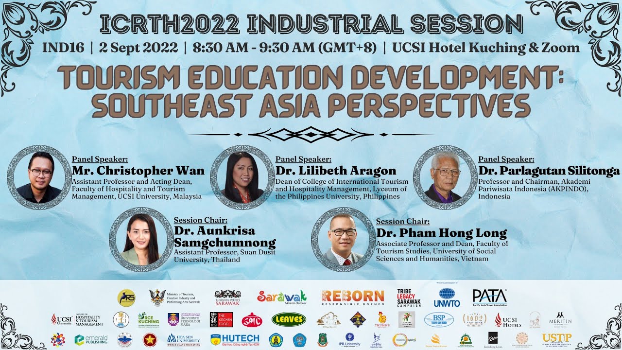 ICRTH 2022 IND 16 Tourism Education Development Southeast Asia ...