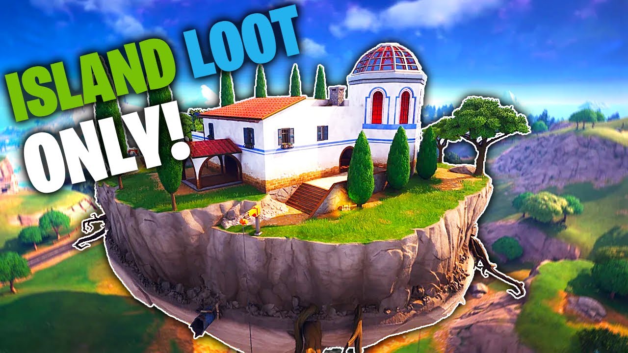 LOOT ISLAND ONLY challenge - fortnite chapter 5 season 2 - YouTube