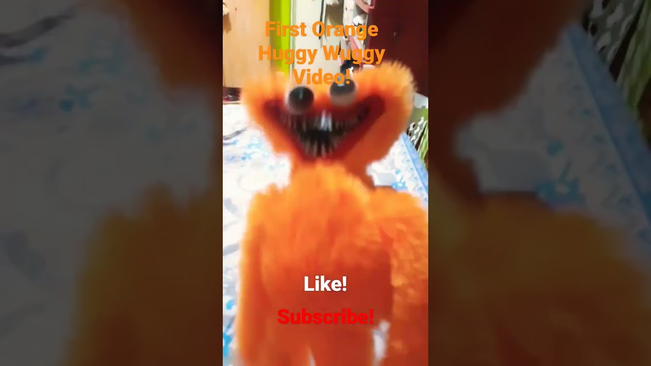 His Name Is Orange Huggy Wuggy! (First Video) - YouTube