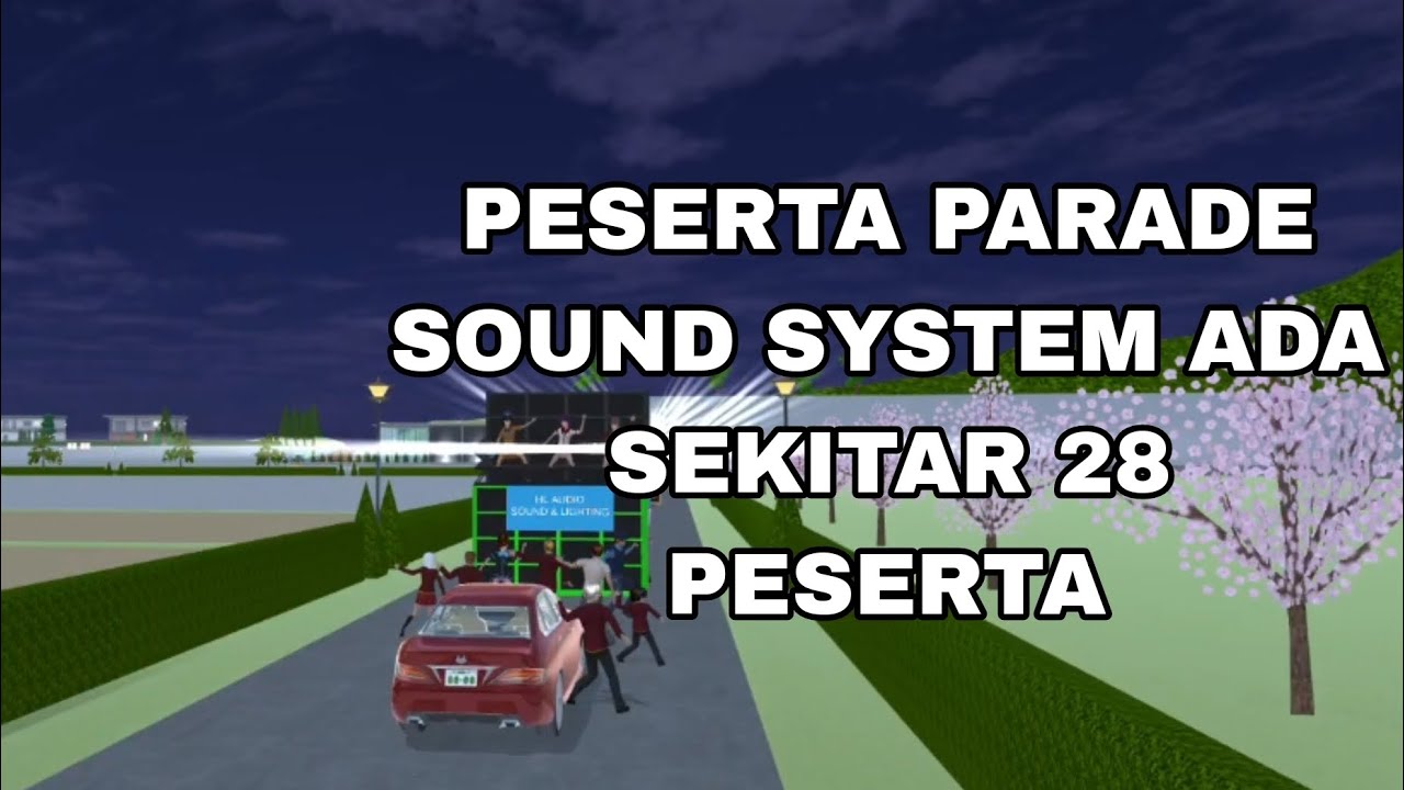 parade sound system full beam - YouTube