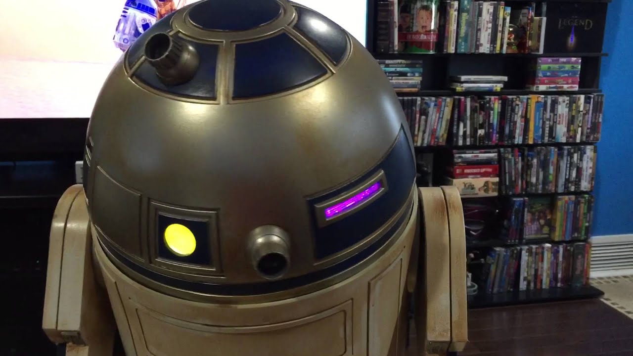 1:2 Half scale Custom R2-D2 from StarWars - YouTube