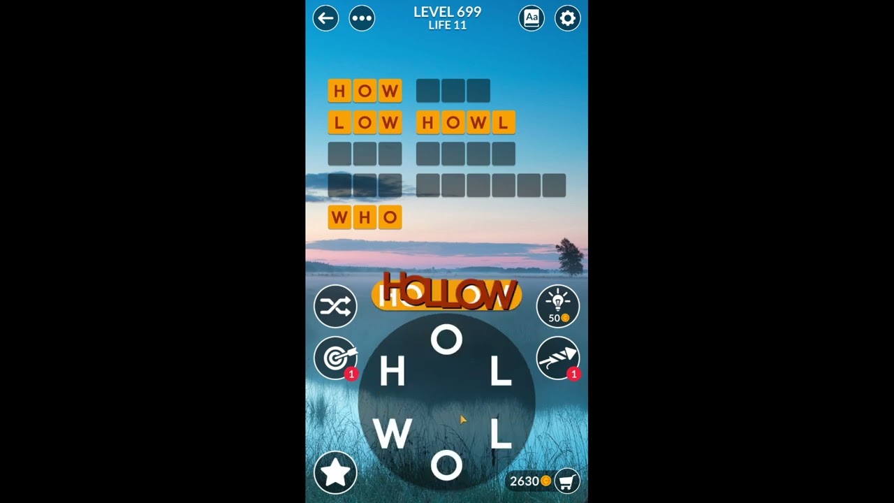 Wordscapes Uncrossed Level 699 Answers - YouTube