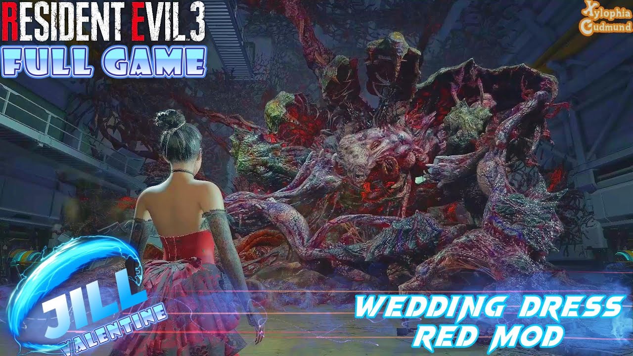 『Xylophia Gudmund』 Jill Wedding Dress Red & No Veil Full Game ...