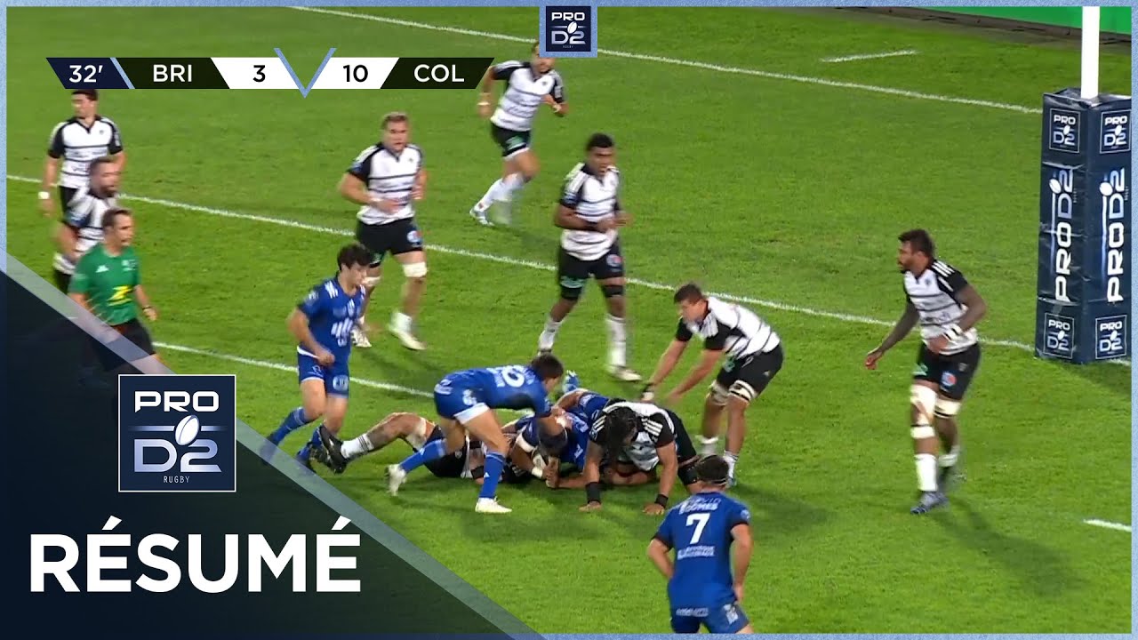PRO D2 Saison 2024-2025 J10 - Résumé CA Brive - Colomiers Rugby - YouTube