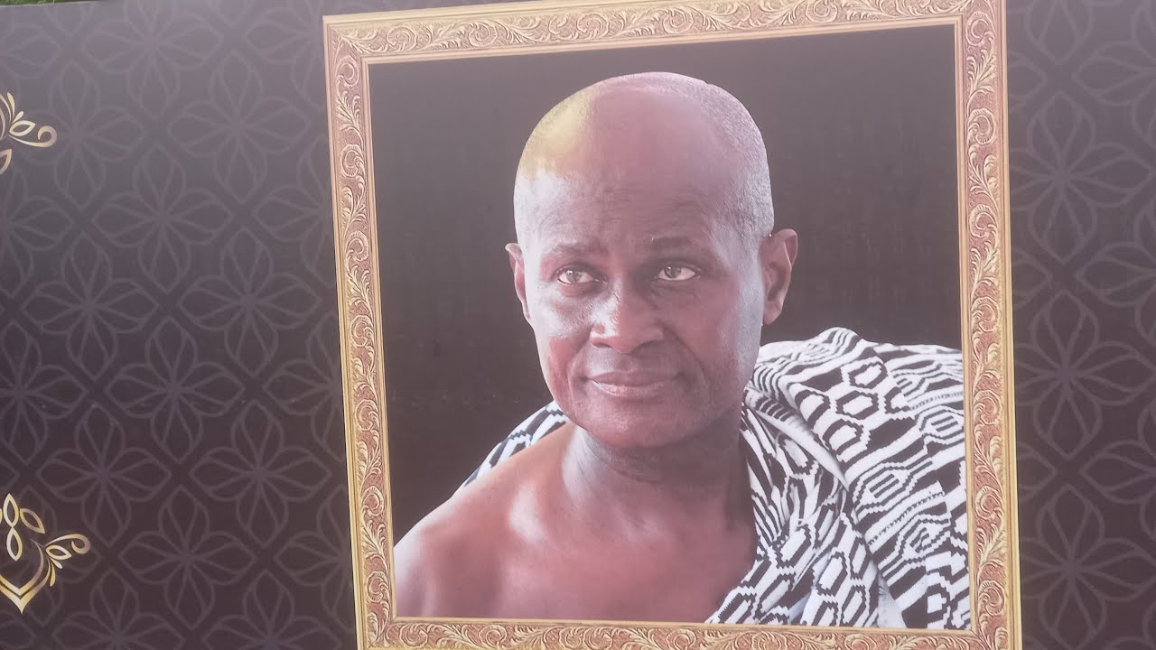 Berekum Mr Ernest Kwame Apraku Laid In State For Burial Service - YouTube