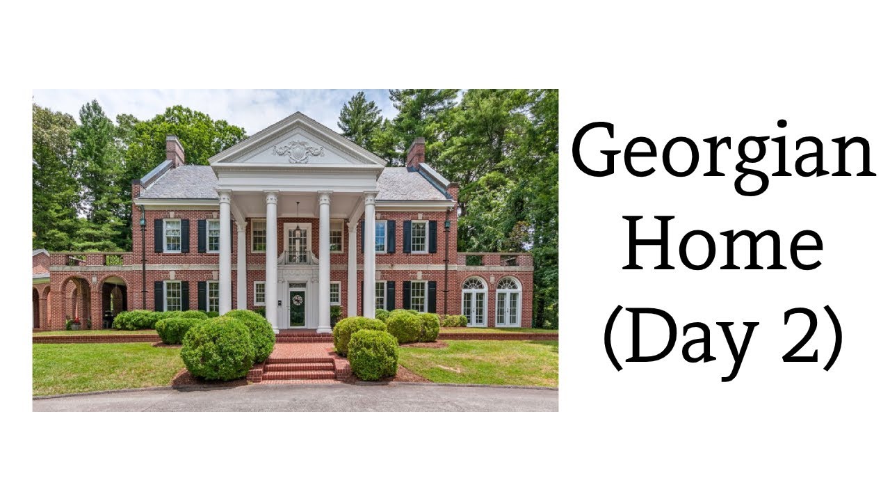 Lego Georgian Home (Day 2) - YouTube