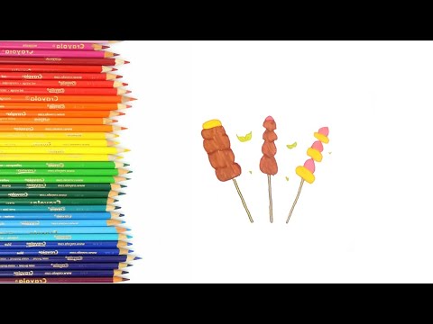 Cara Mudah Menggambar Dan Mewarnai Es kul kul | Easy Ways to Draw and ...