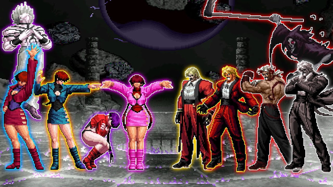 Shermie Team VS Rugal Team | .M.U.G.E.N. - YouTube