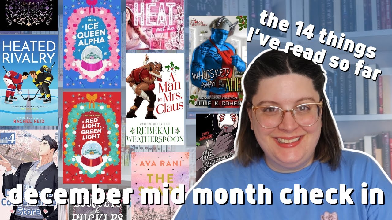 the 14 books I've read so far, omegaverse sapphic, gay hockey and more ...