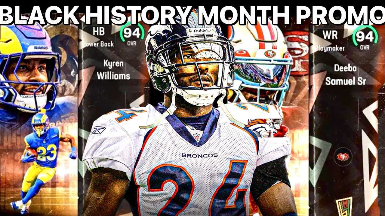 BLACK HISTORY MONTH PROMO REVEALED 94 OVR DEEDO SAMUEL MADDEN 25 # ...