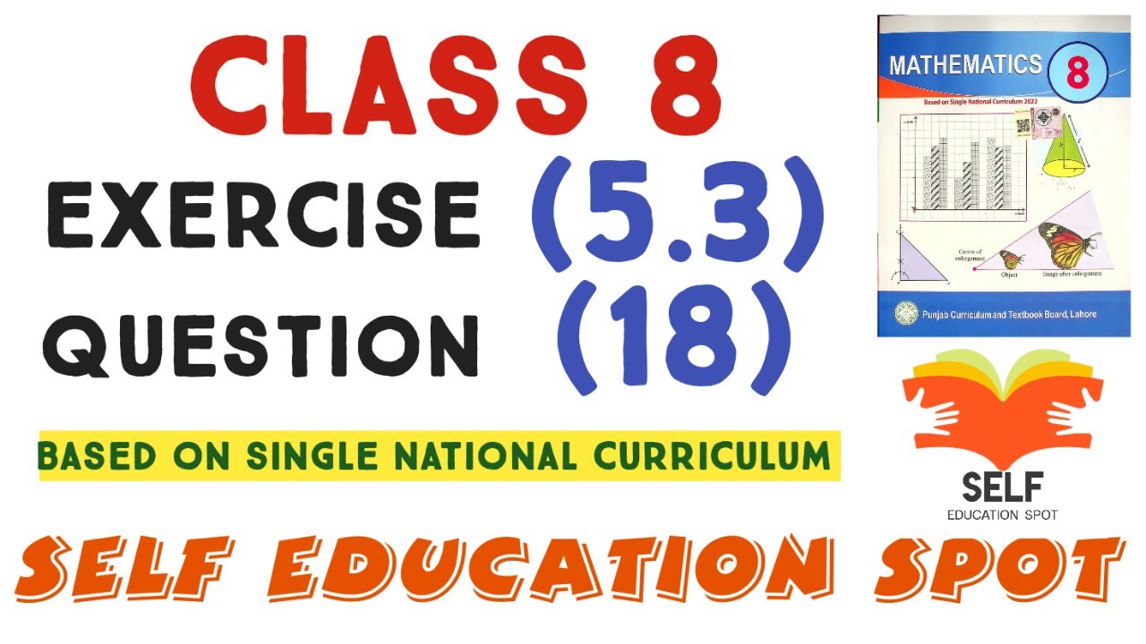 Class 8 Math Exercise 5.3|| EX - 5.3 Question 18 Class 8 || 8 class ex ...