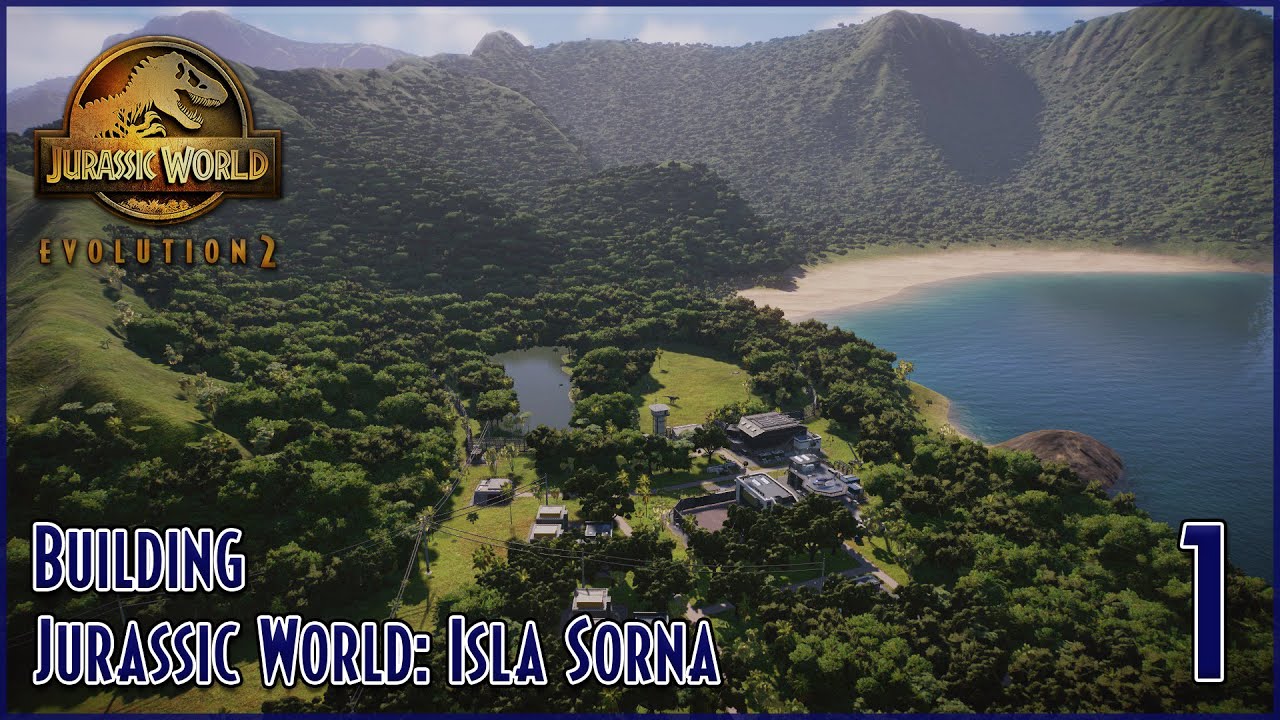 Building Jurassic World: Isla Sorna | Part 1 | JWE 2 SPEEDBUILD - YouTube