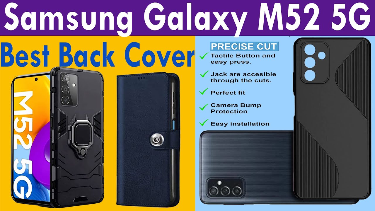 Top 5 Best Back Case for Samsung Galaxy M52 Back Case Cover | Smoke ...