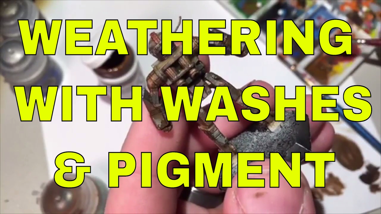 Painting Weathering Effects With Washes & Pigment - YouTube
