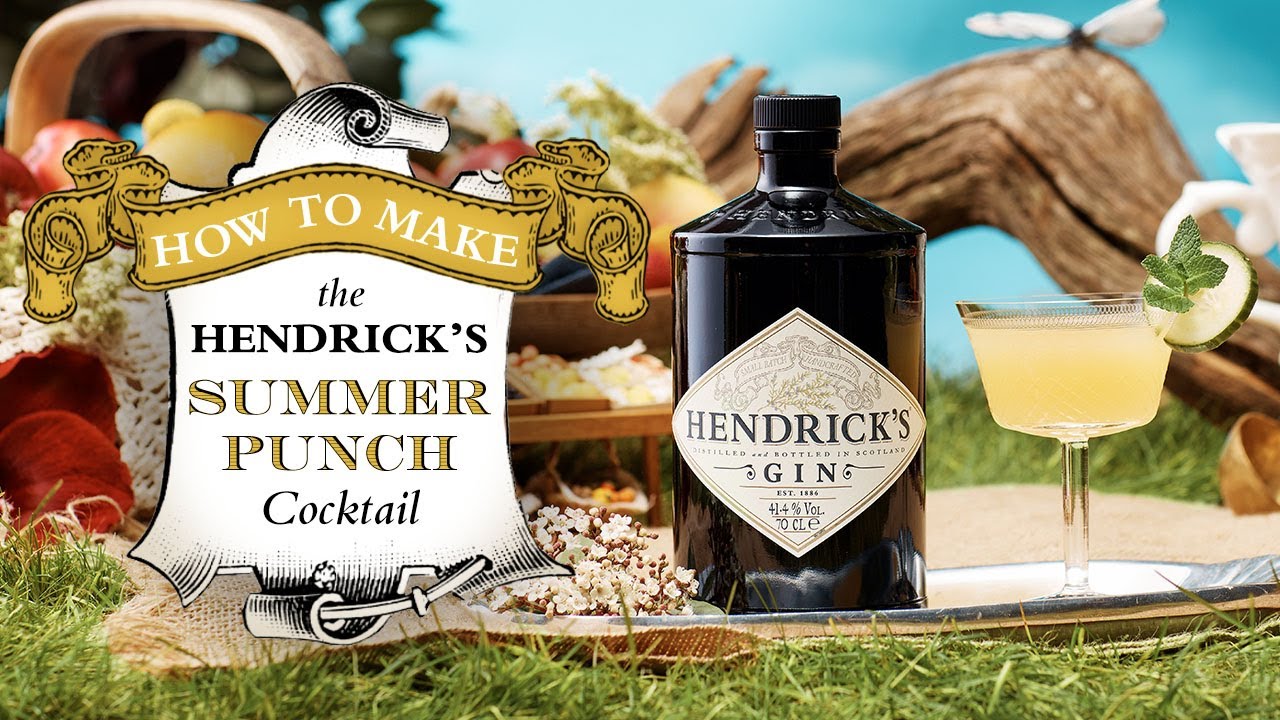 Perfect the Art of the HENDRICK'S GIN Summer Punch Cocktail in 20 ...