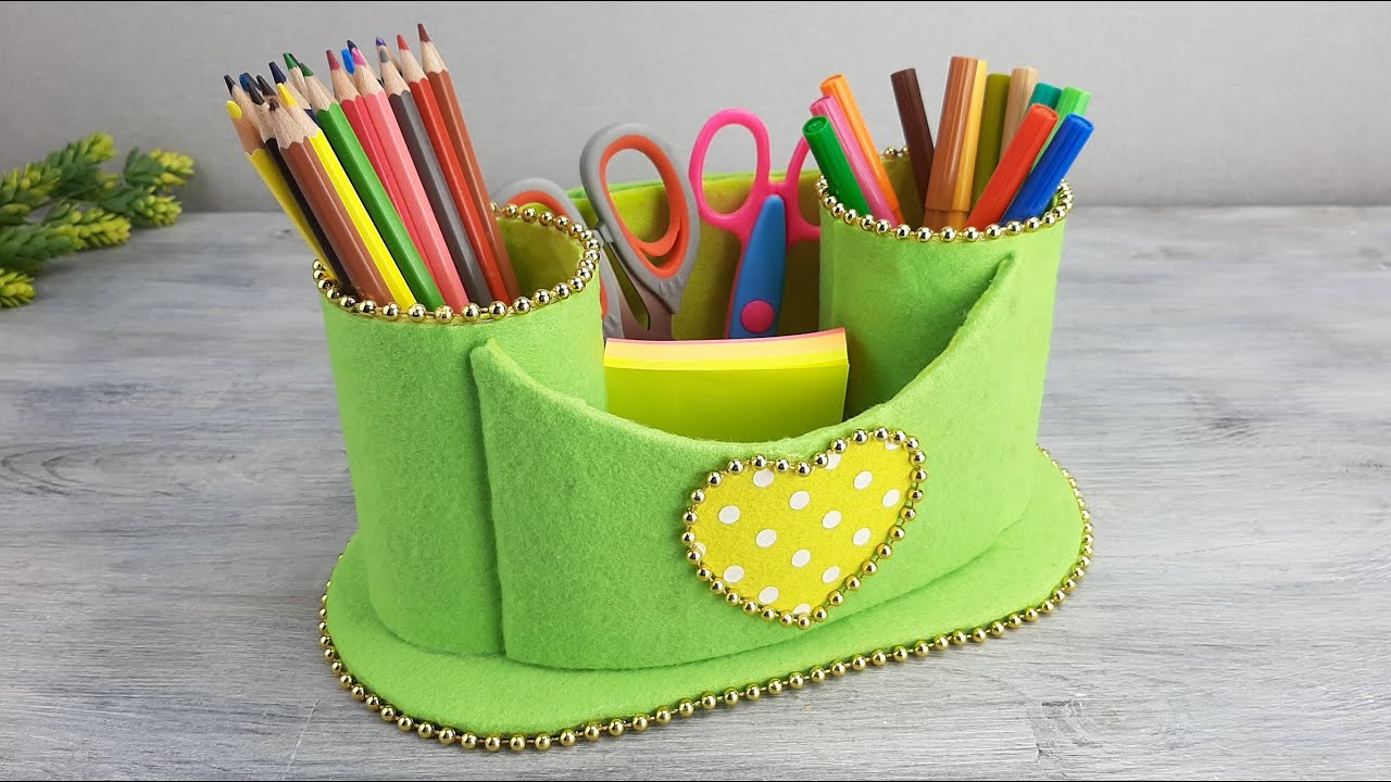 Cool DIY Stationery Stand - YouTube